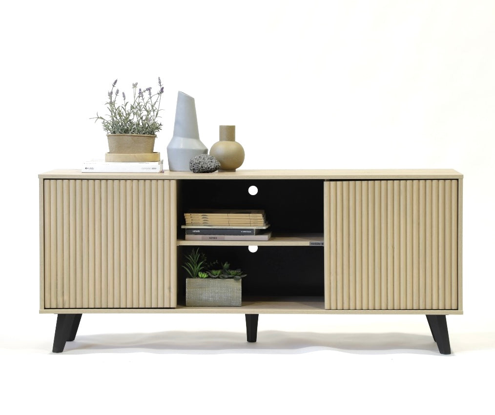 Rack Alto Atacama Line Roble - Rack TV Moderno | Medular Diseño